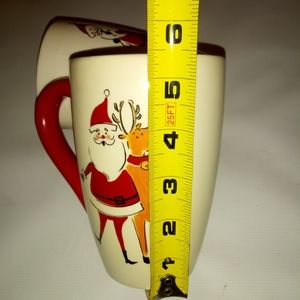 made in china | Dining | Vintage Large Santa Claus Reindeer Mugs | Poshmark